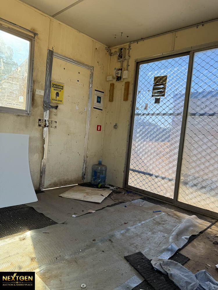 NextGen Auctions & Marketplace | Two-Room Site Office with Sliding ...