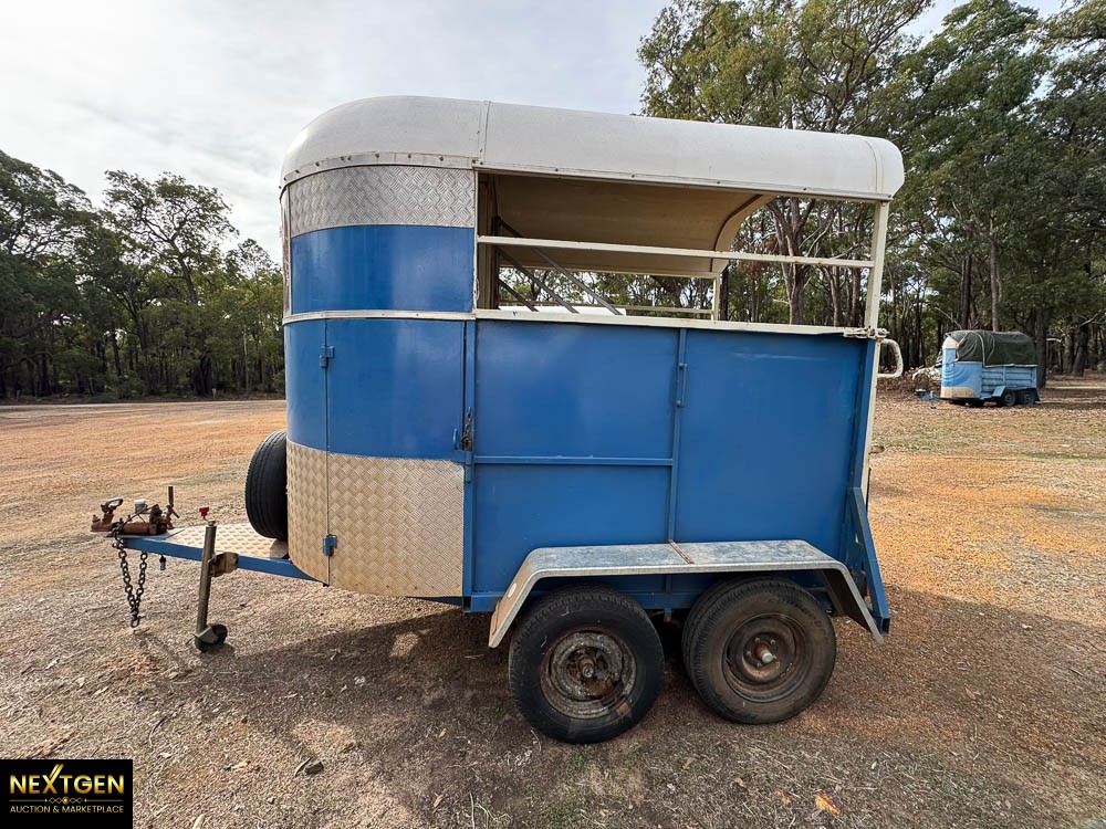 Solid Australian Made Double Horse Float – Auction with NextGen Auctions