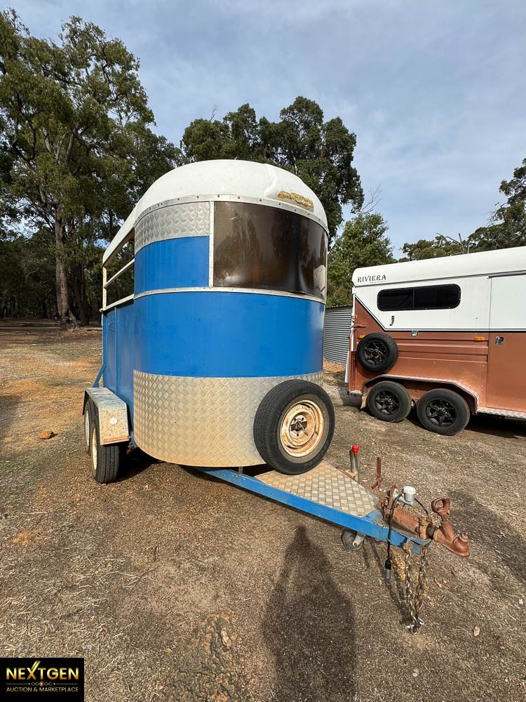 Solid Australian Made Double Horse Float – Auction with NextGen Auctions