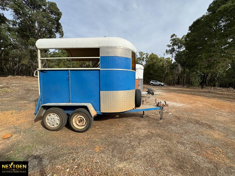 Solid Australian Made Double Horse Float – Auction with NextGen Auctions