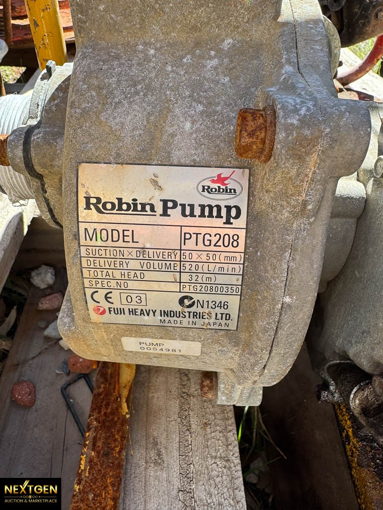 NextGen Auctions & Marketplace | Transfer Pump with Robin Engine | 520L ...